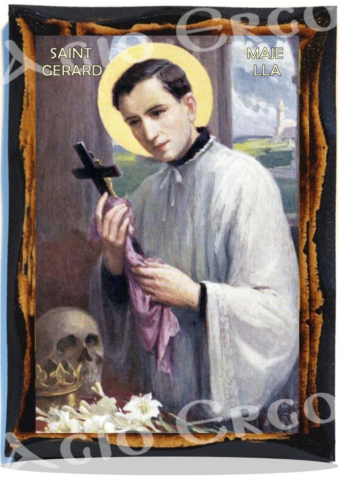 Saint Gerard Majella Catholic Christian Icon on Wood - Etsy