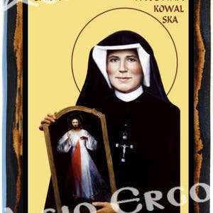 Saint Maria Faustyna kowalska of the Blessed Sacrament, Virgin, Religious, Christian Mystic ...