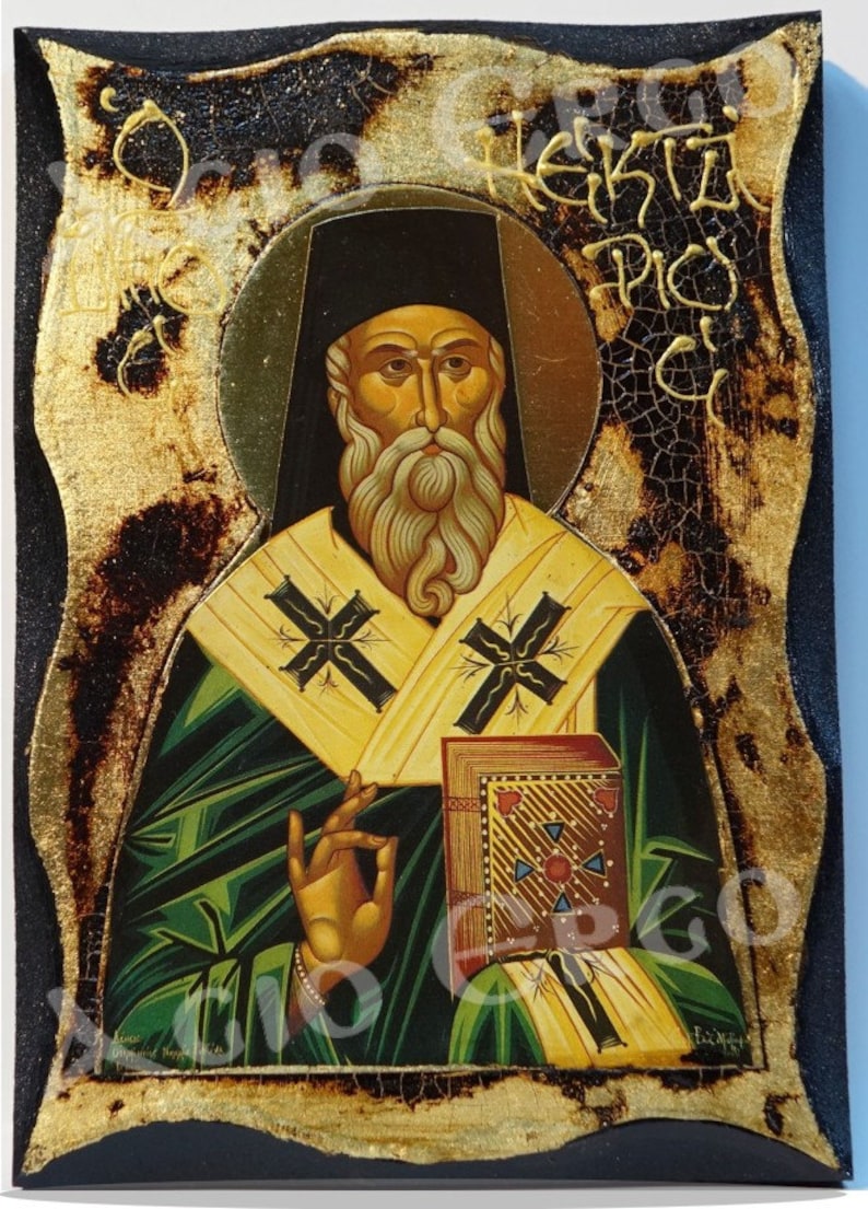Saint Nectarios of Aegina Greek Orthodox Russian Mount Athos | Etsy