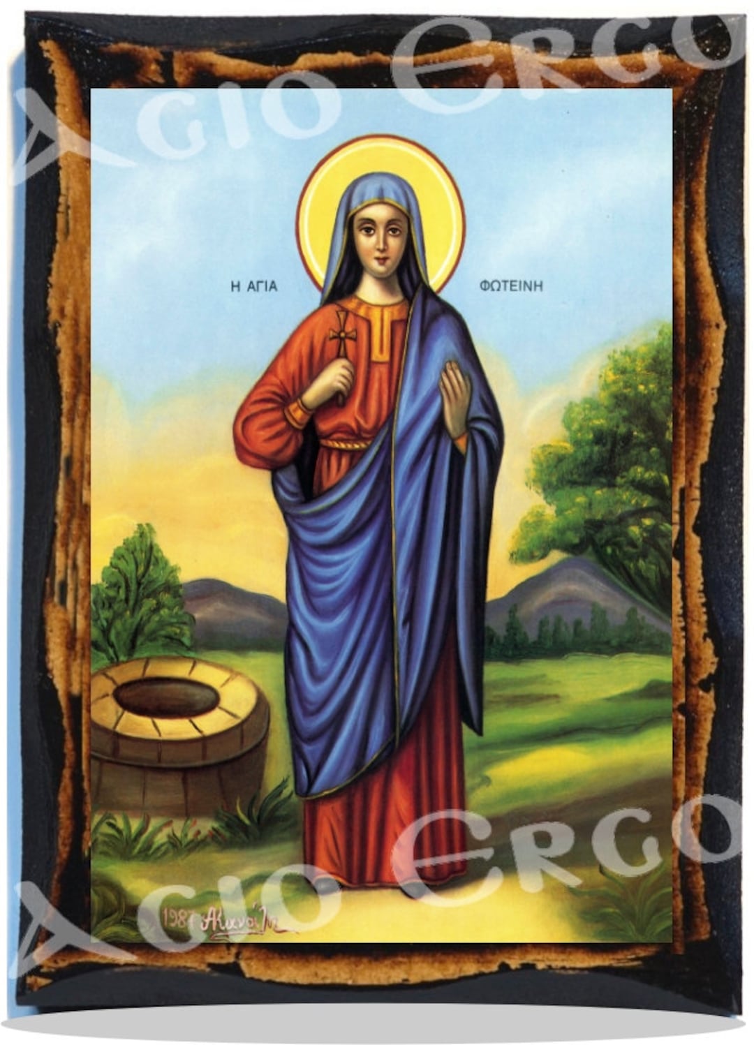 Saint Fotini the Samaritan the Great Martyr Greek Orthodox Russian ...