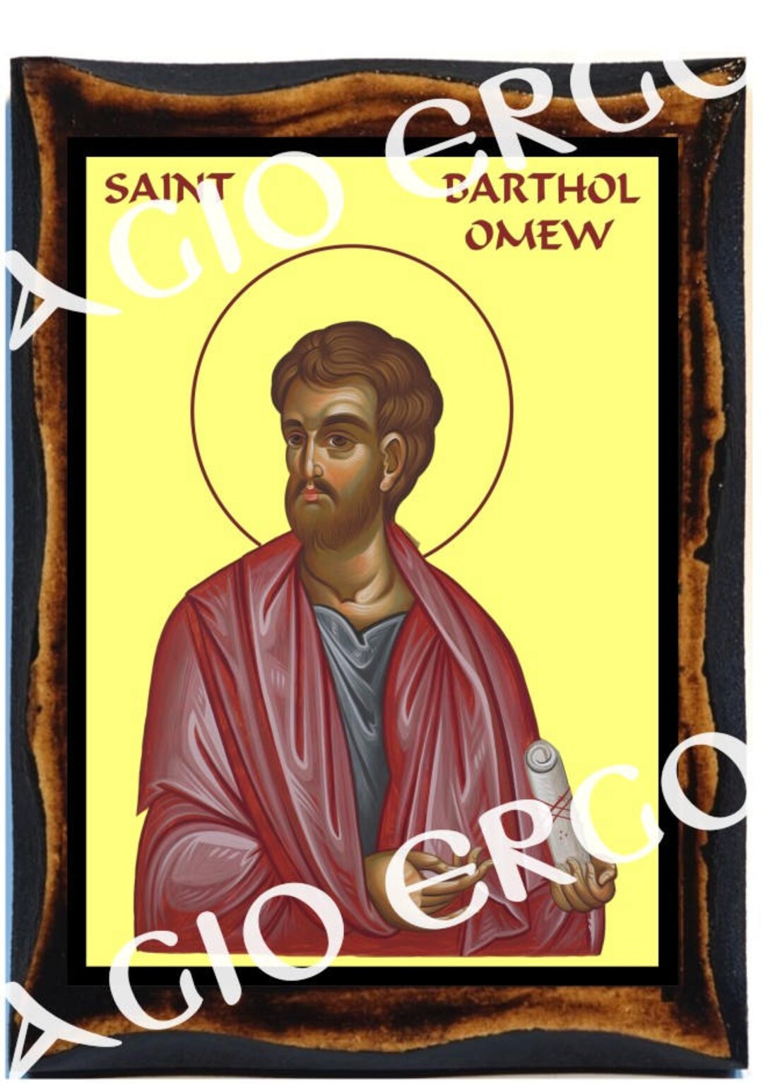 Saint Bartholomew the Apostle Greek Orthodox Russian Mount Athos ...