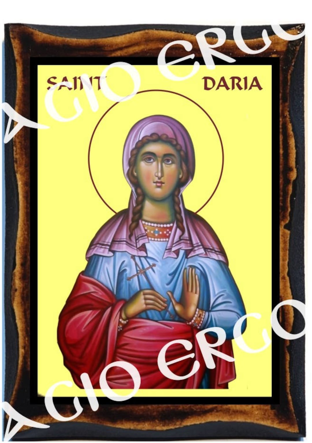 Saint Daria Orthodox Russian Mount Athos Byzantine Roman Christian ...