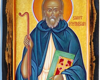 Saint Aidan of Lindisfarne Catholic Christian Icon on Wood | Etsy