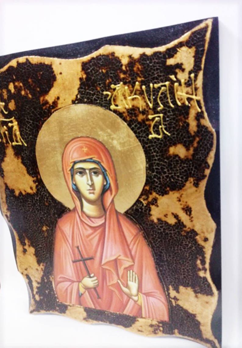 Saint Aquilina Saint Akylina the New Martyr Handmade Wood | Etsy