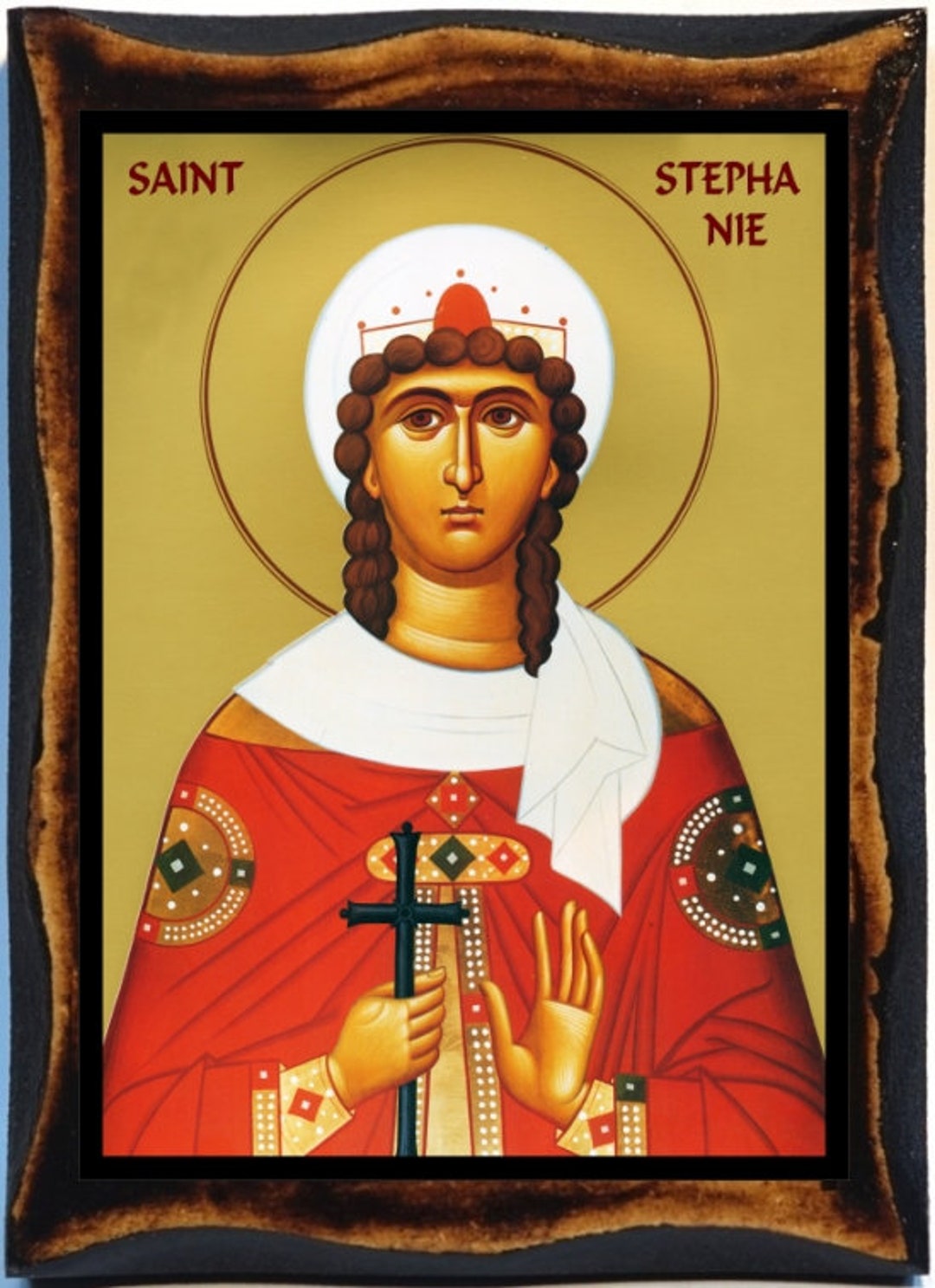 Saint Stephanie Greek Orthodox Russian Mount Athos Byzantine Christian ...