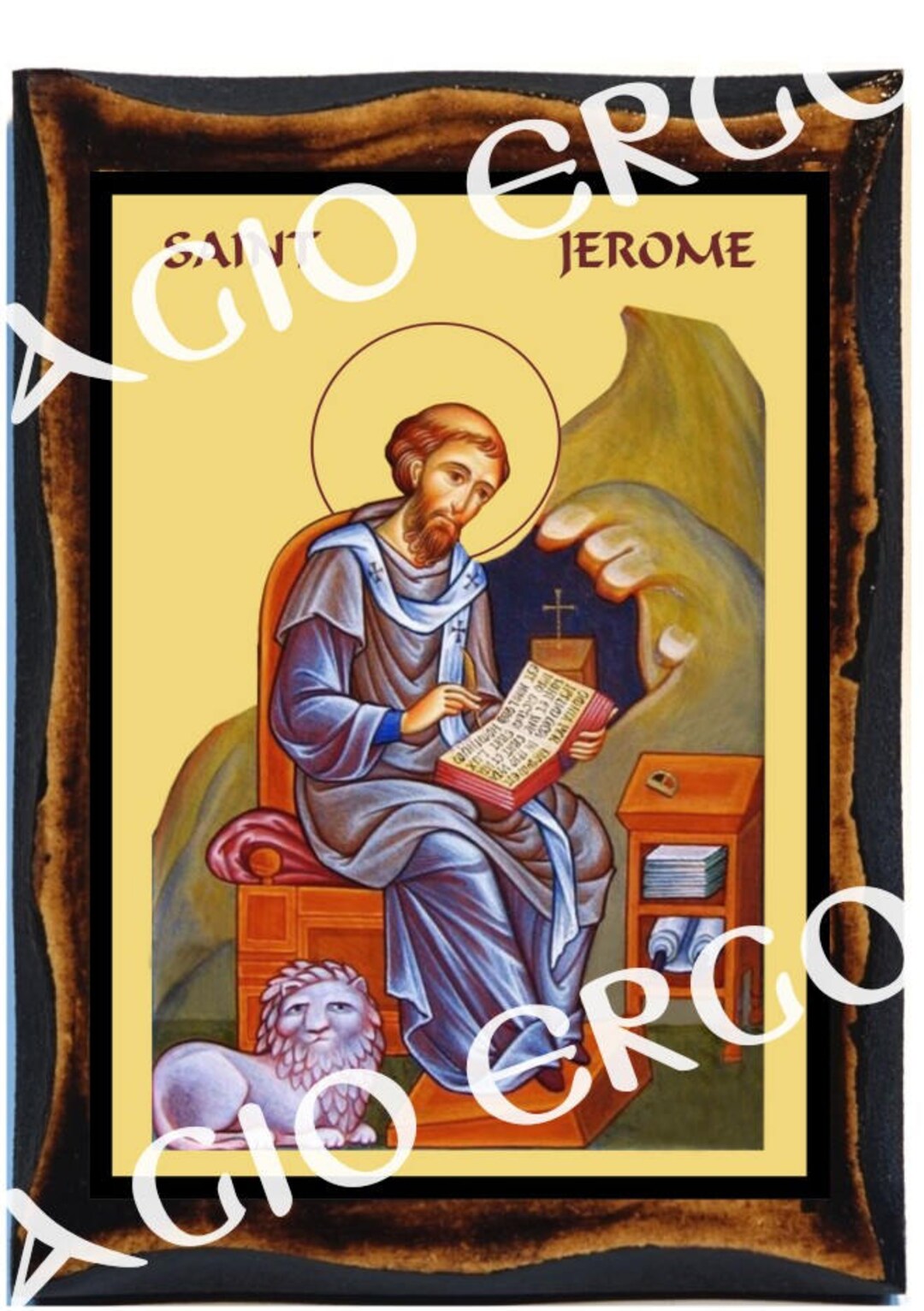 Saint Jerome Hermit and Doctor of the Church Roman Christian Catholic ...