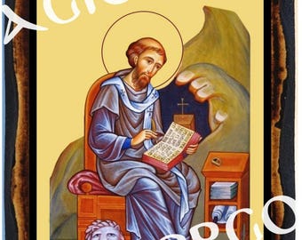 St Jerome Icon | Etsy New Zealand