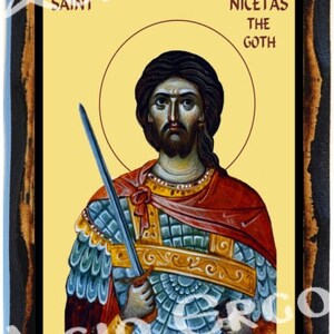 Saint Nicetas the Goth Saint Nikitas the Goth Martyr - Etsy