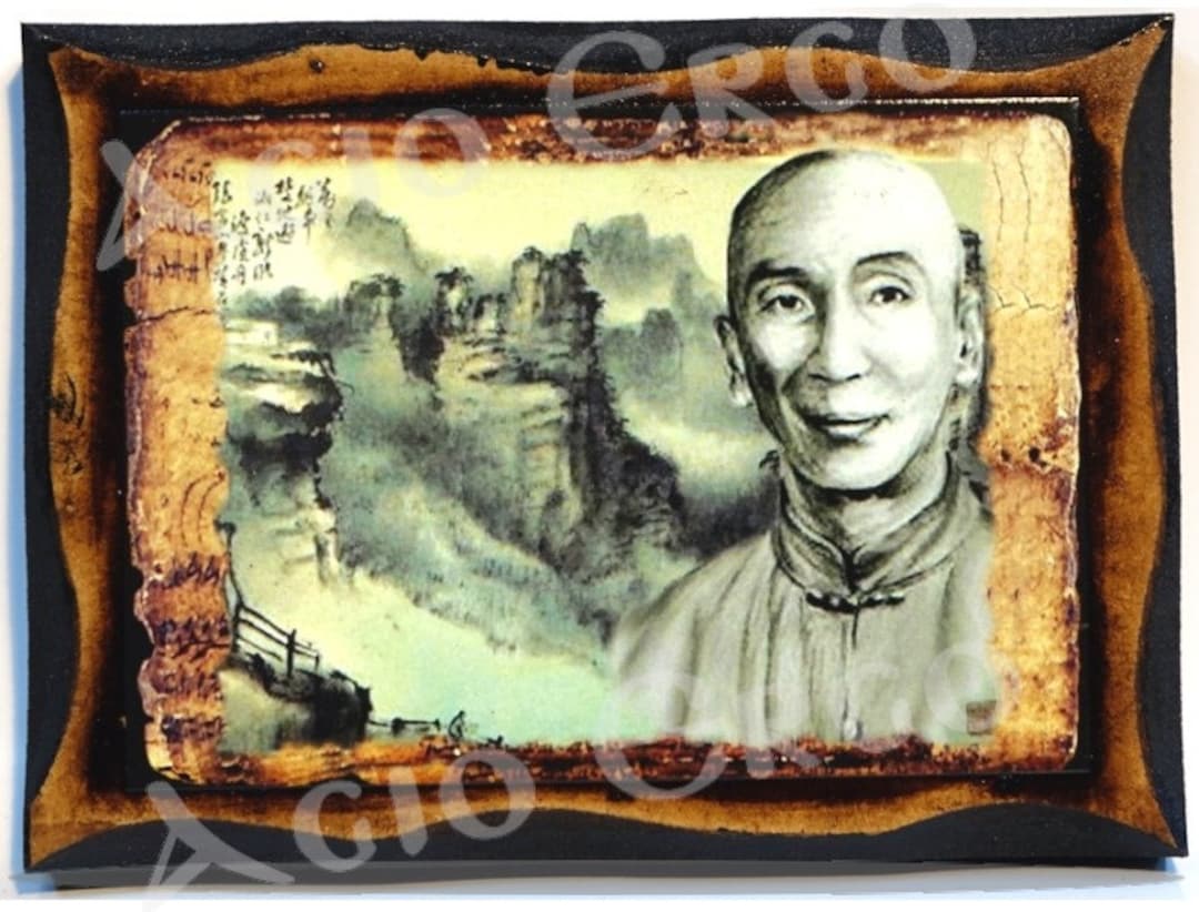 Yip Man a Master Teacher of Wing Chun Ip Man Icon on Wood - Etsy