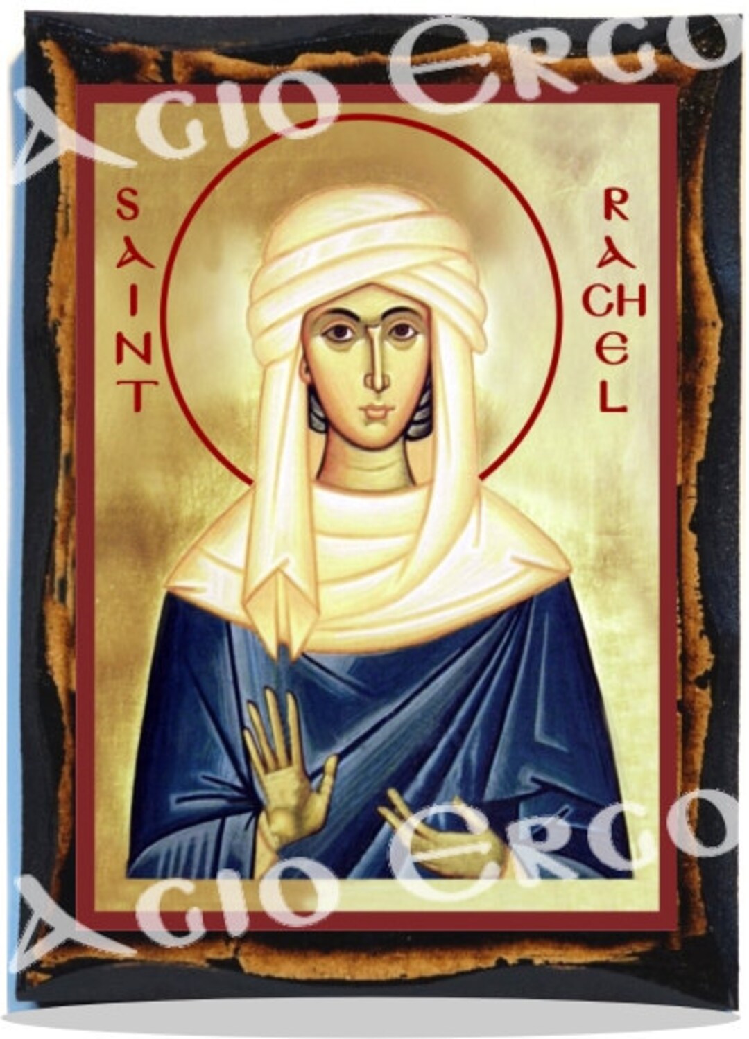 Saint Rachel Greek Orthodox Russian Mount Athos Byzantine Christian ...