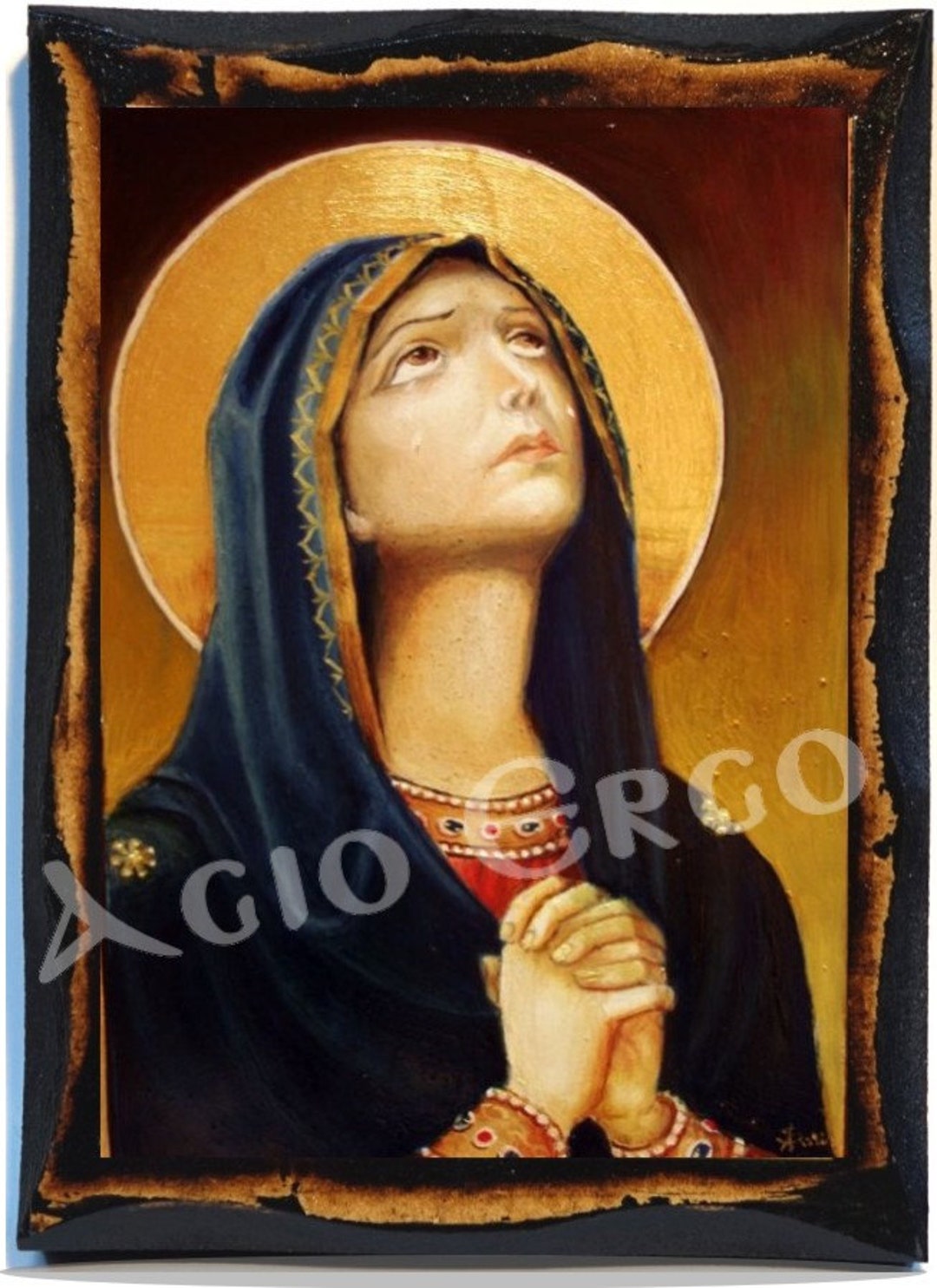 Weeping Virgin Mary - Etsy
