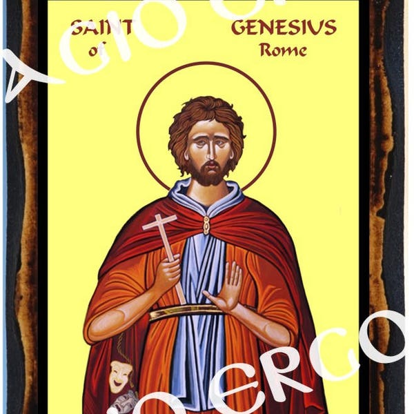 Genesius of Rome Saint - Etsy