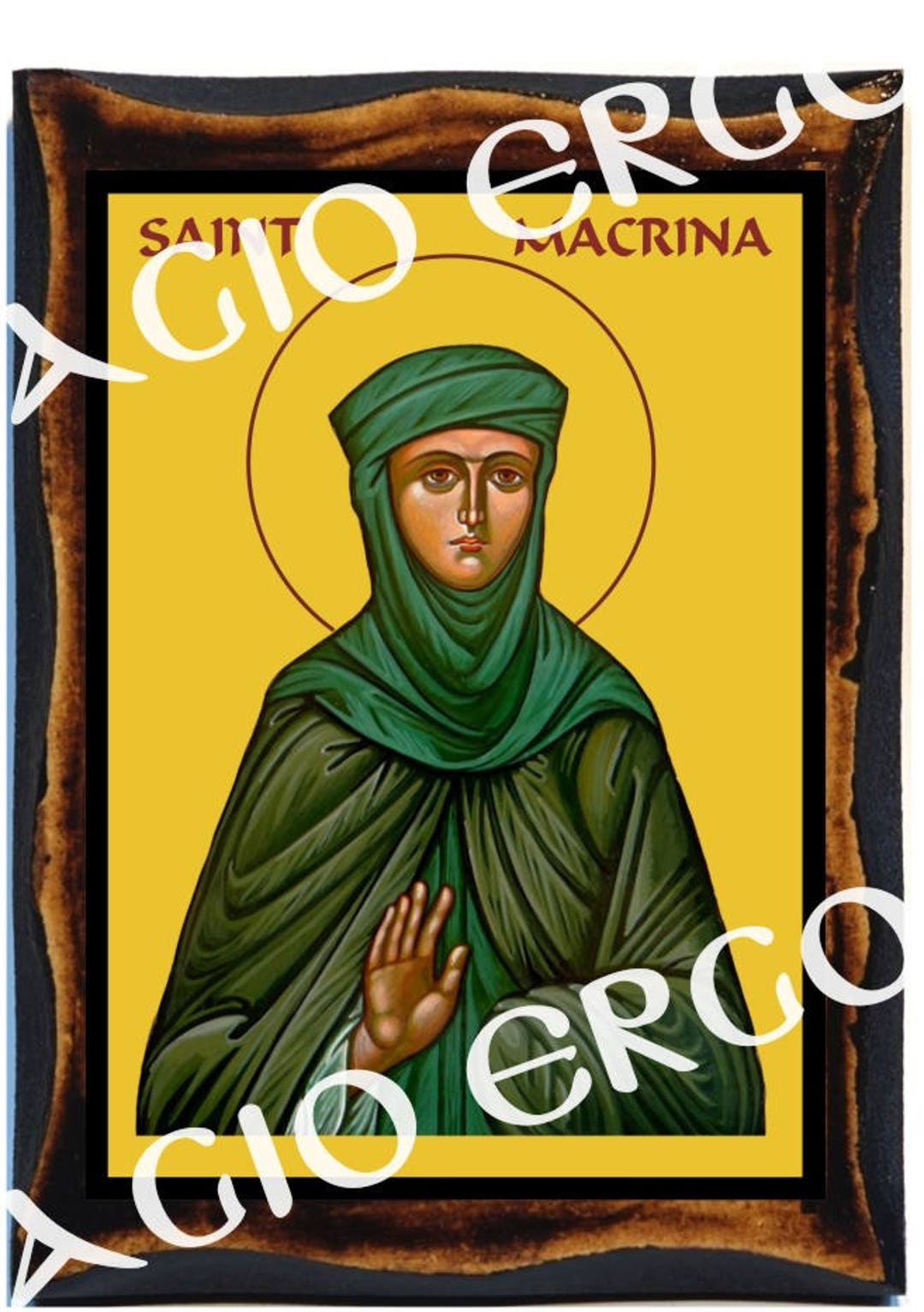 Saint Macrina Sister of Basil the Great Greek Orthodox Russian Mount ...