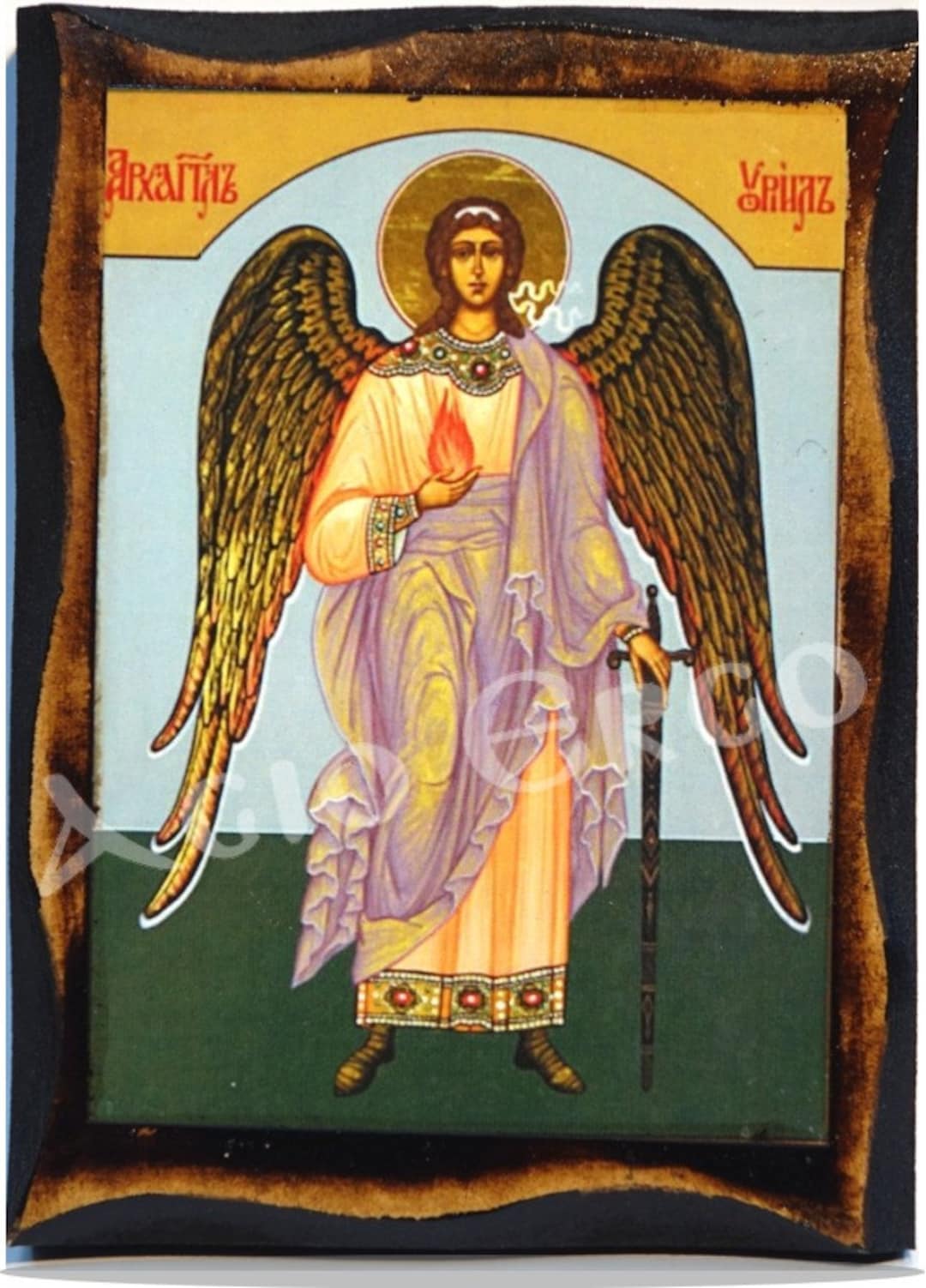 Archangel Uriel Icon