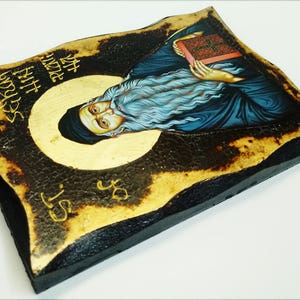 Saint Seraphim Rose of Platina Handmade Wood Icon on Plaque With ...