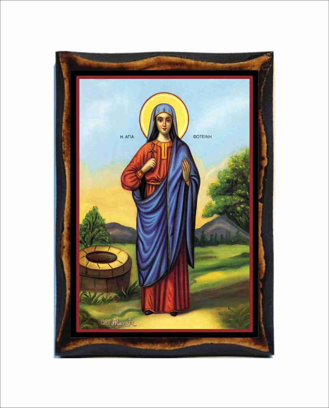 Byzantine Saint Photine Icon - the Samaritan Woman - Etsy