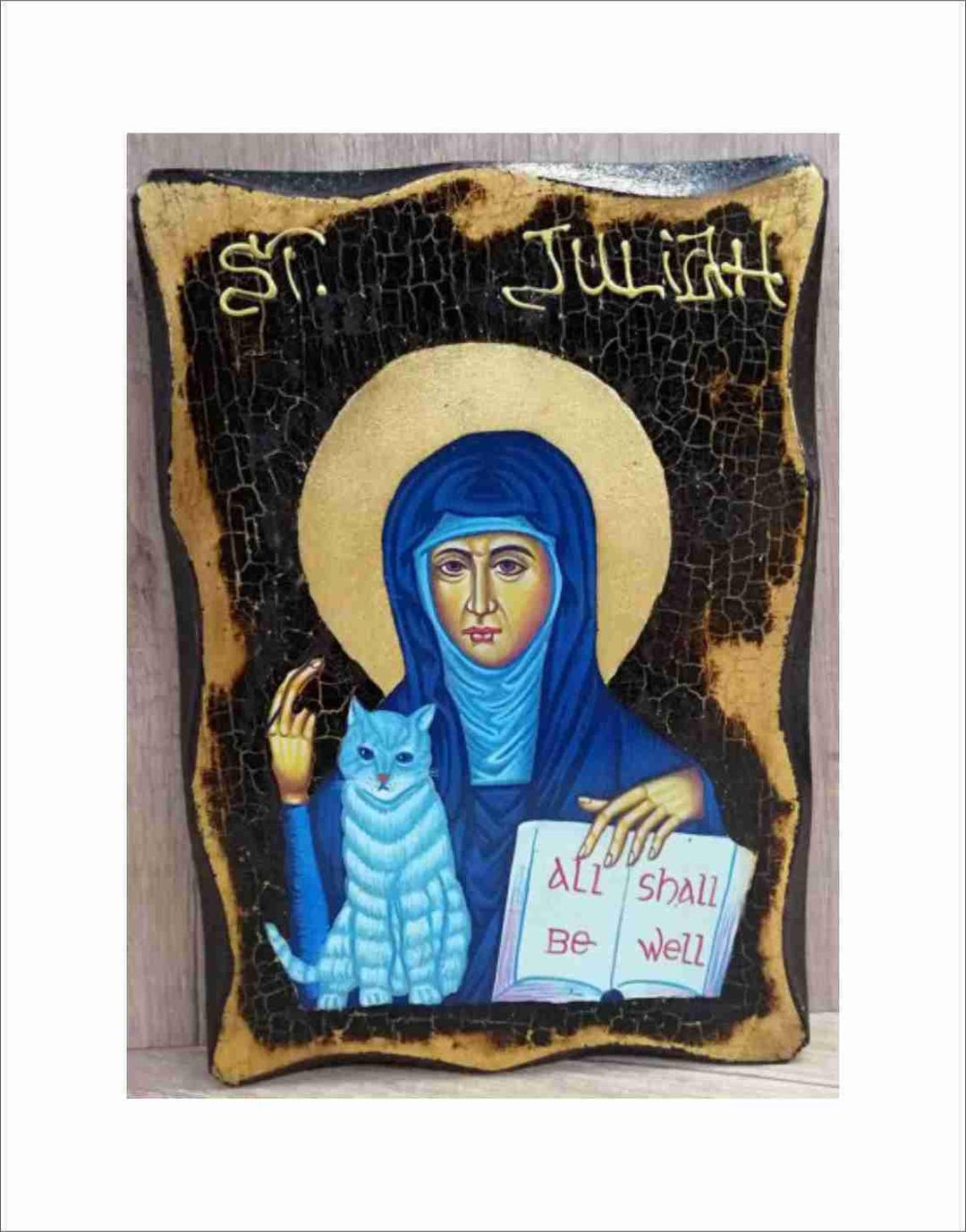 Saint Julian of Norwich Anchoress - Julian of Norwich Patron of Cats ...