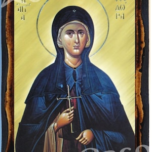 Saint Theodora Virginmartyr of Alexandria Greek Orthodox Russian Mount ...