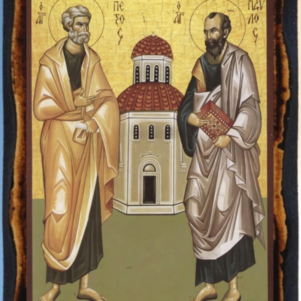 Saints Peter and Paul Icon - Etsy