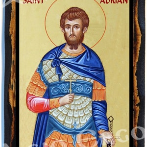 Saint Adrian Martyr of Nicomedia Orthodox Catholic Christian Icon on ...