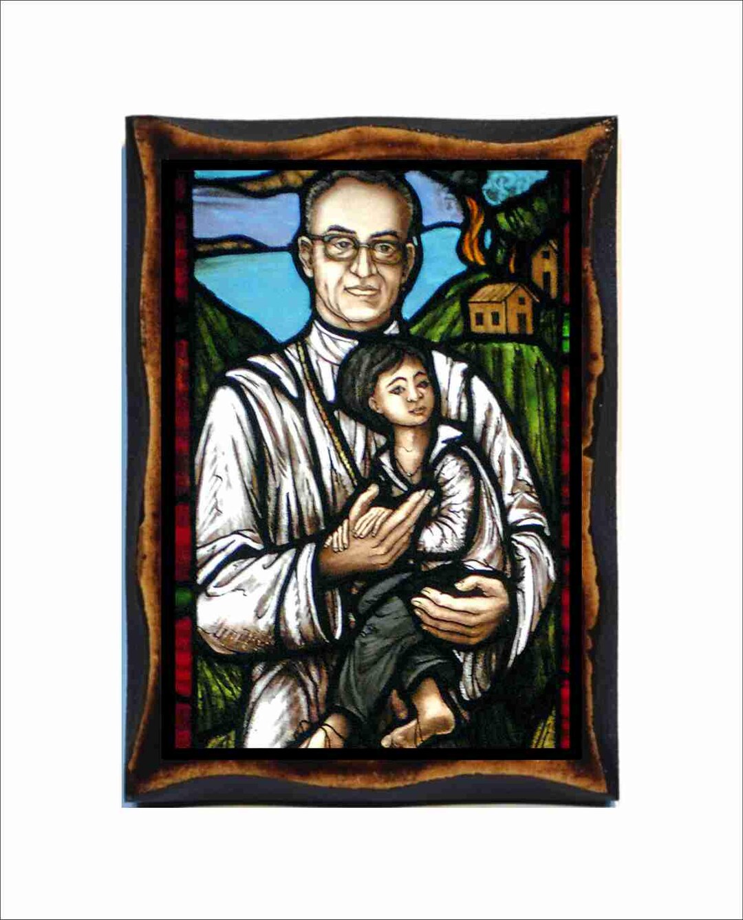 Saint Óscar Romero Icon - Byzantine Art, Archbishop of San Salvador - Etsy