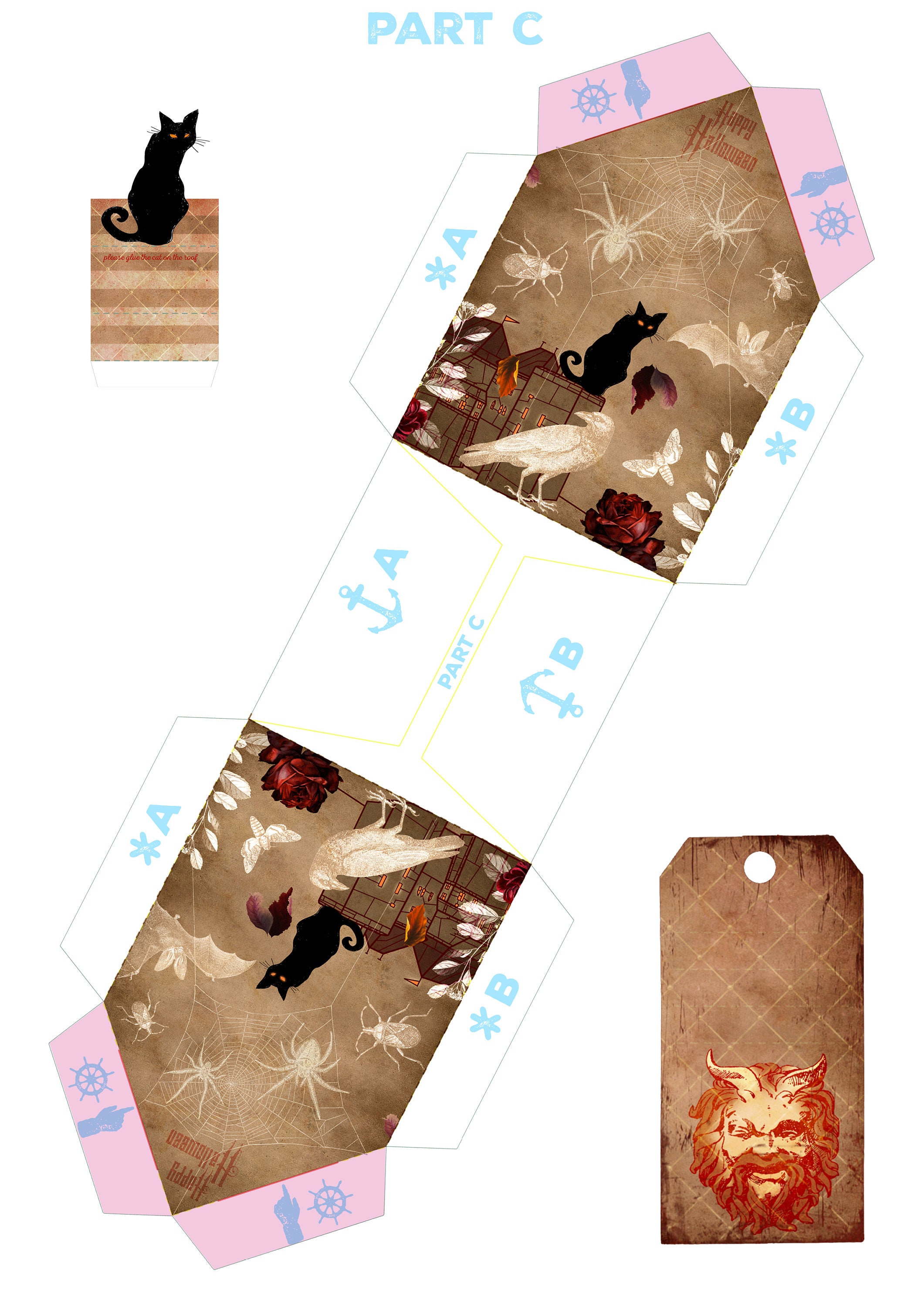 DIY Box Printable Witchy Halloween Last Minute Do-it-yourself Box to ...