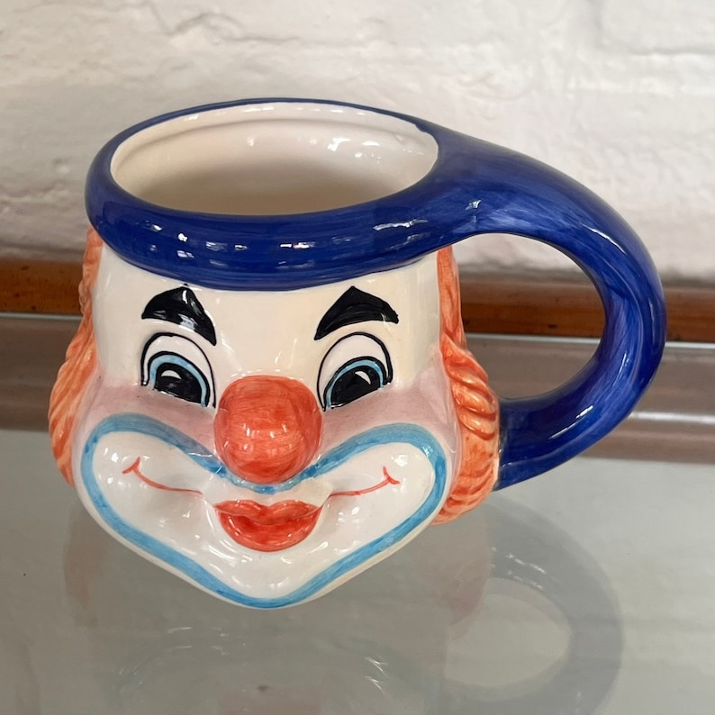 Vintage Clown Mug From the 90s Retro Clown Collectible - Etsy