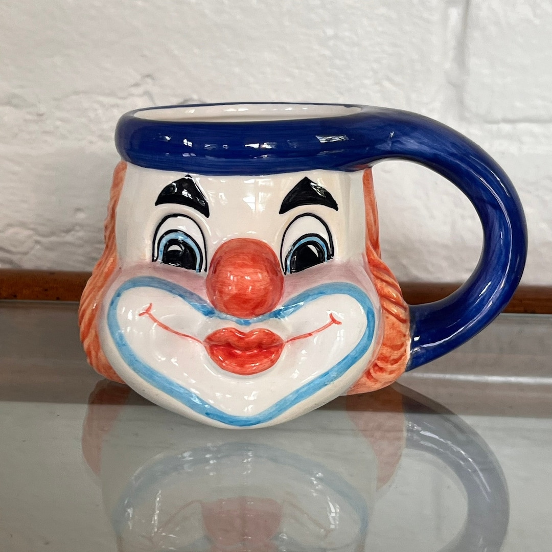 Vintage Clown Mug From the 90s Retro Clown Collectible - Etsy