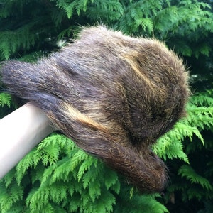 Creation Vittorio Dark Brown Beaver Fur Hat Winter Warm Hat Brown ...