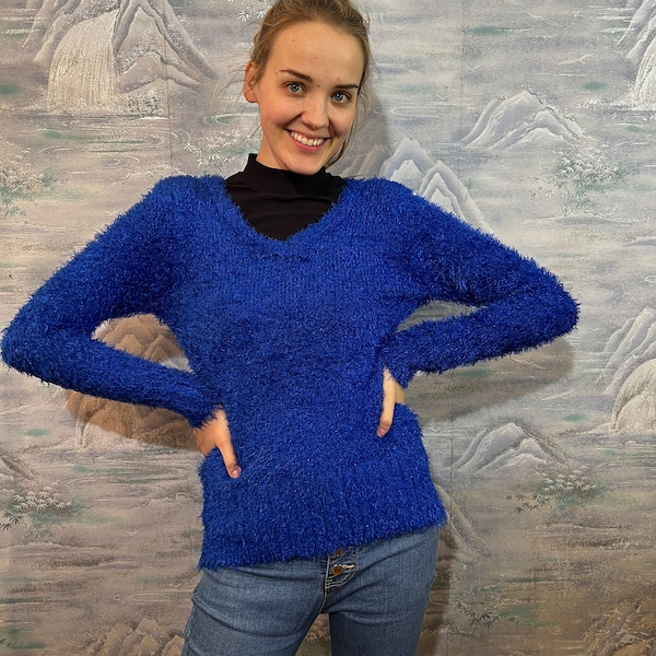 Fuzzy Sweater - Etsy