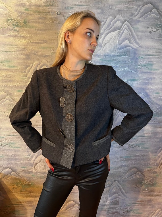 Vintage copped dirndl wolle - Gem