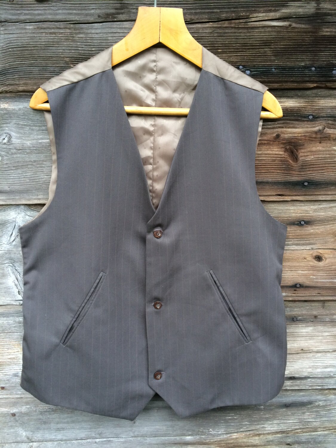 Vintage Grey Gentlemen's Vest Formal Fitted Waistcoat - Etsy