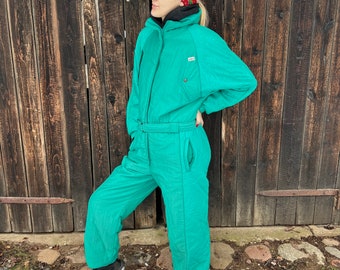 Vintage 90s Men's Ski Suit XT5 One Piece Winter Skiing Suit Retro ...