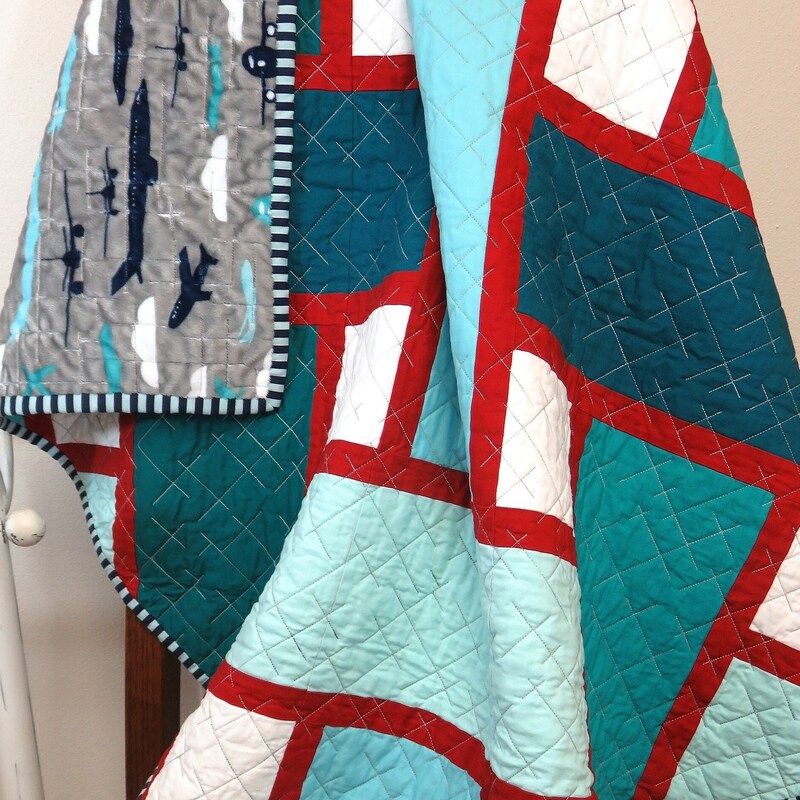 Airplane Quilt - Etsy