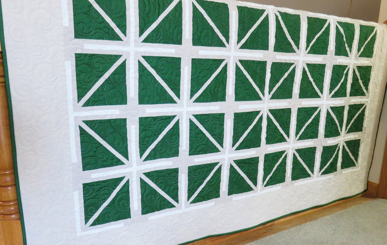 Handmade Quilt for Sale, Golfer Quilt, Lap Quilt, Golfing Blanket ...