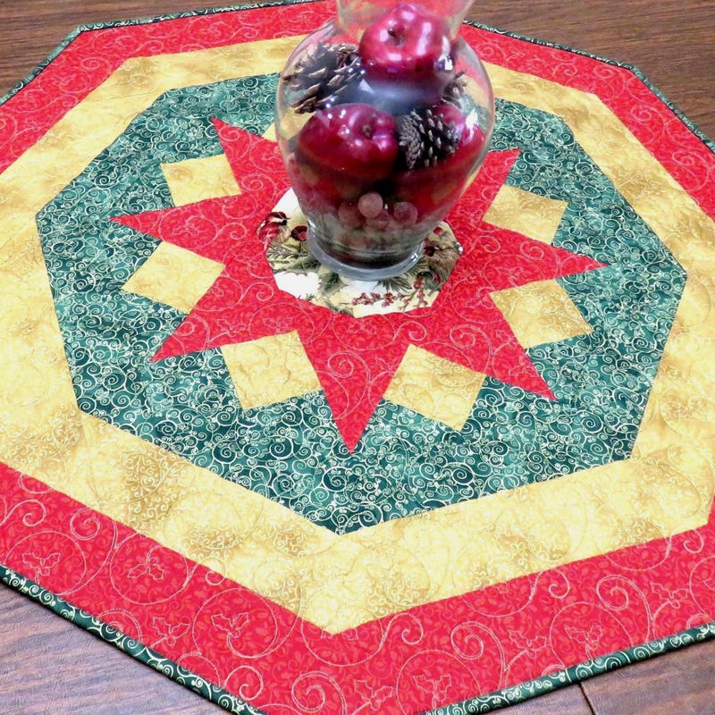 Octagon Table Topper - Etsy