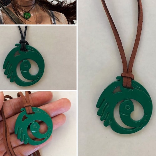 Tomb Raider Necklace for Lara Croft Cosplay - Etsy