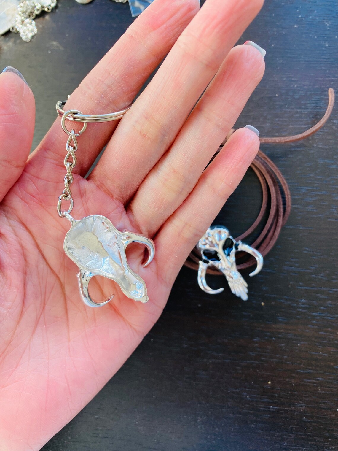 Grogu Necklace Mandalorian Necklace Mythosaur Skull - Etsy