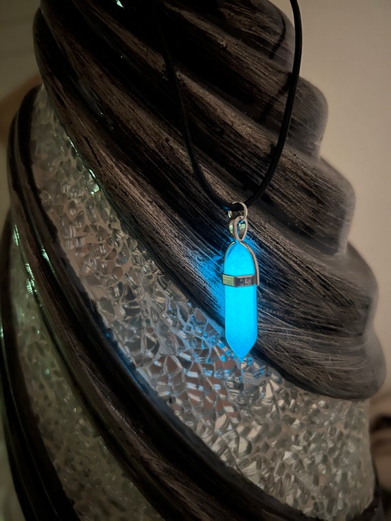 Werewolf Moonstone Glow in the Dark Necklace Zombies 2 - Etsy