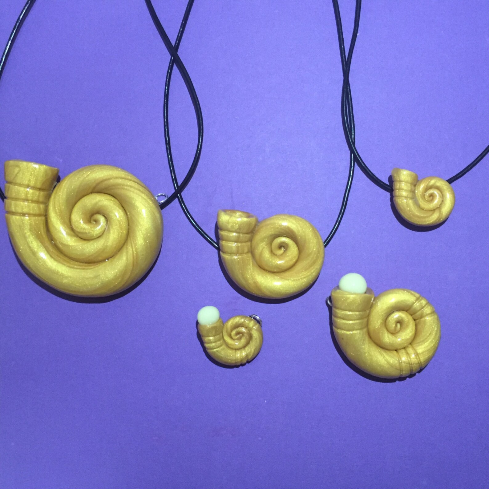 Ursula Jewelry Ursula Golden Seashell Necklace for Ursula - Etsy