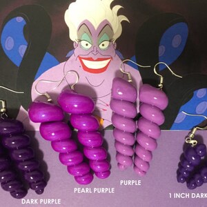 Ursula Necklace, Disney Inspired Ursula Necklace and Earring Set ...