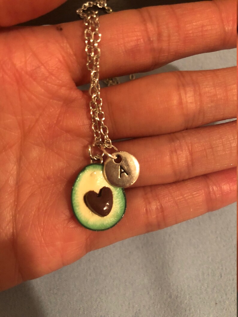 Avocado Necklace Personalized Avocado Necklace Personalized - Etsy UK