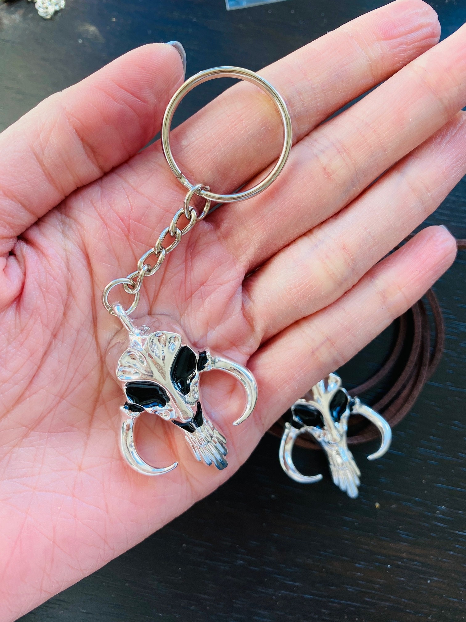 Grogu Necklace Mandalorian Necklace Mythosaur Skull - Etsy