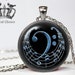 Bass Clef Necklace, Music Pendant, Perfect Gift Jewelry, Music Lover ...