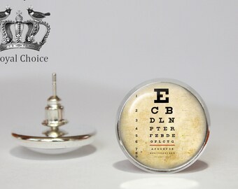 Brown Eye Earrings Optometry Earrings Optometry Gift - Etsy