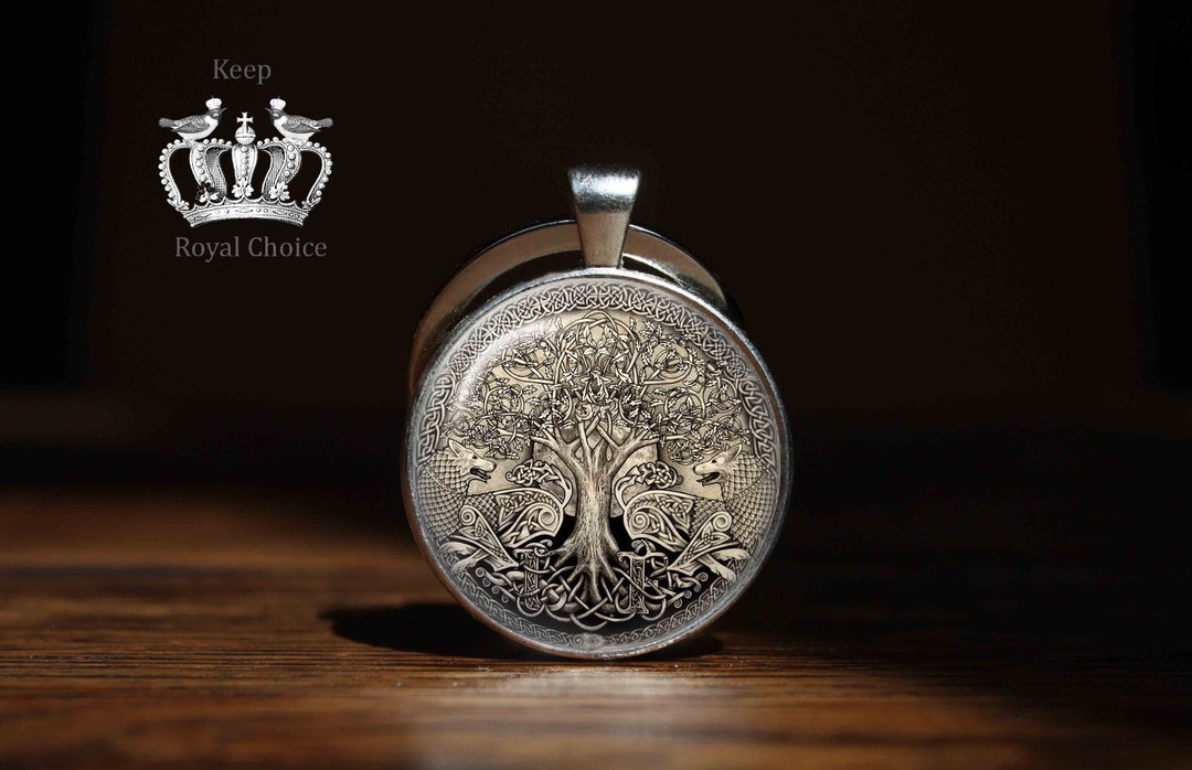 Yggdrasil Tree of Life Key Chain Mythology Vikings Key Ring - Etsy