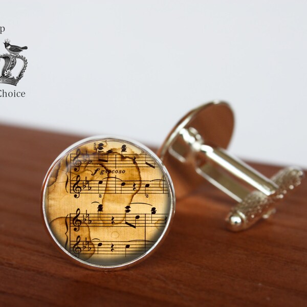 Musical Cuff Links - Etsy