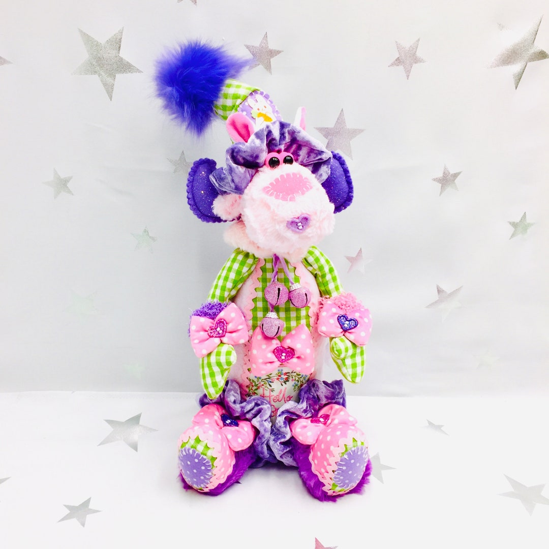 Moose Plush Toy, Easter Decor Gifts, Bunny Decoration, Easter Moose ...