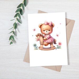 Pink Teddy Bear Clipart Girl 5 PNG Digital Download Pink Teddy Bear ...