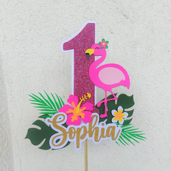 Flamingo Cake Topper - Etsy